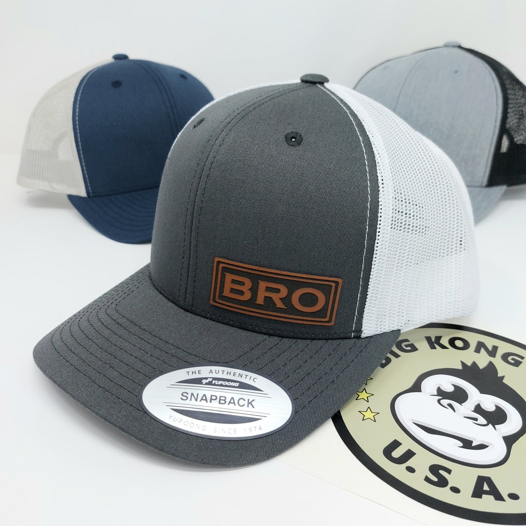 BRO HAT, Bro Patch Hat, Bro Leather Patch Cap, Big Brother Birthday ...