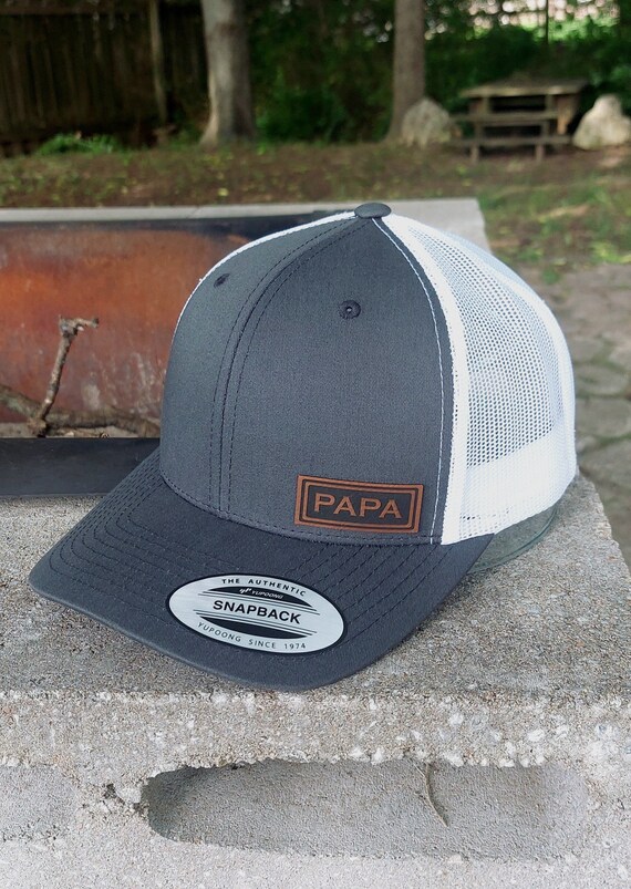PAPA Hat PAPA Trucker HAT Gifts for Papa Tiny Papa Patch - Etsy