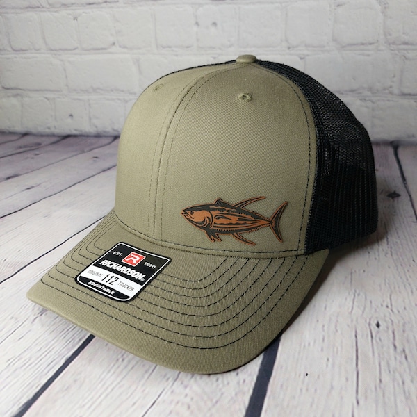 Blackfin Tuna on Cap - Etsy