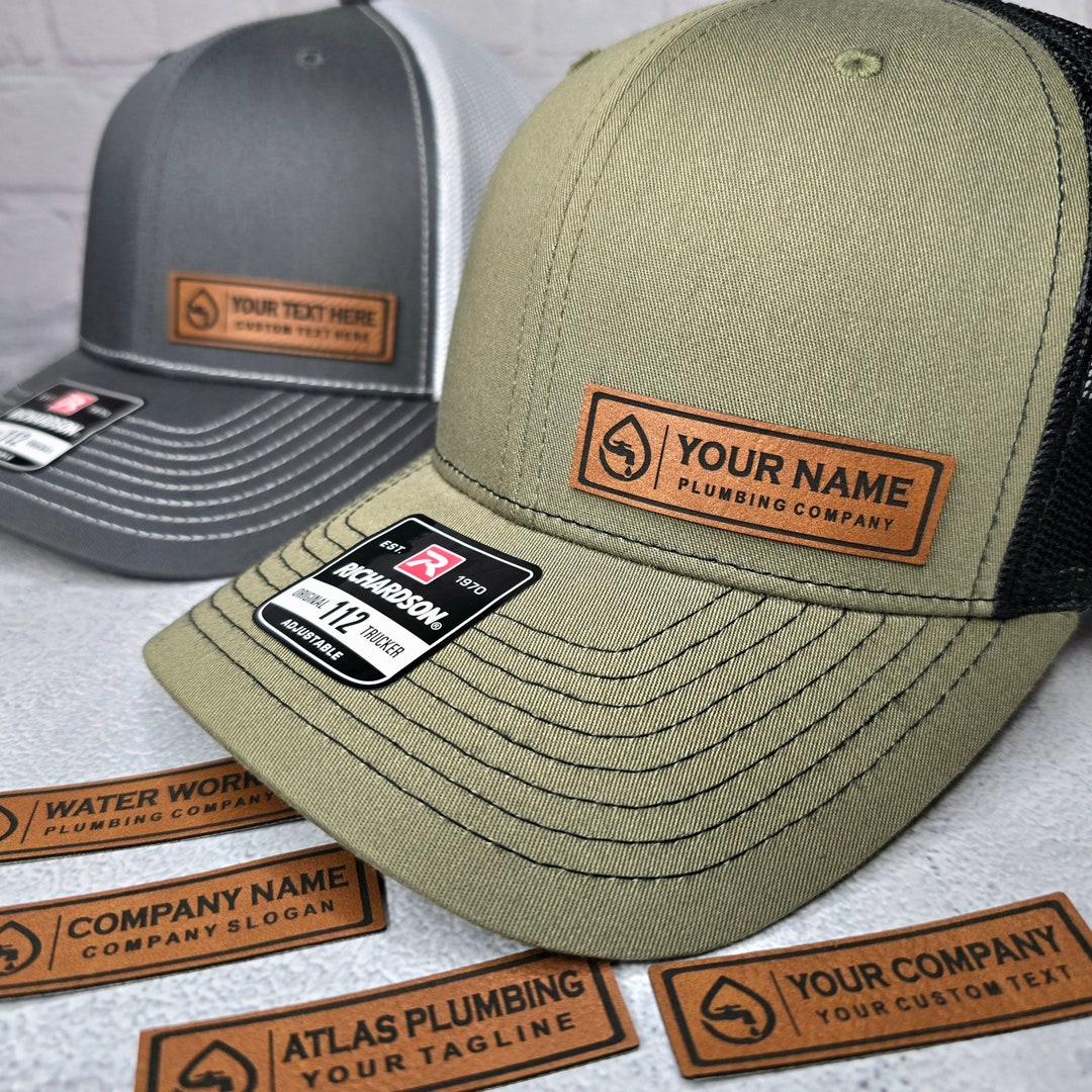 Plumber Hats, Custom Plumbing Hats, Personalized Hats, Custom Business ...