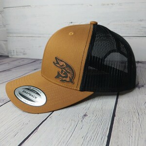 MUSKIE HAT, Muskie Fishing Gifts, Fisherman Hat, Musky Patch Cap ...