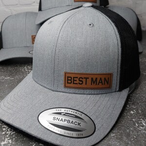 Custom Wedding Party Hats, Best Man Hat, Bride and Groom Wedding Hats ...