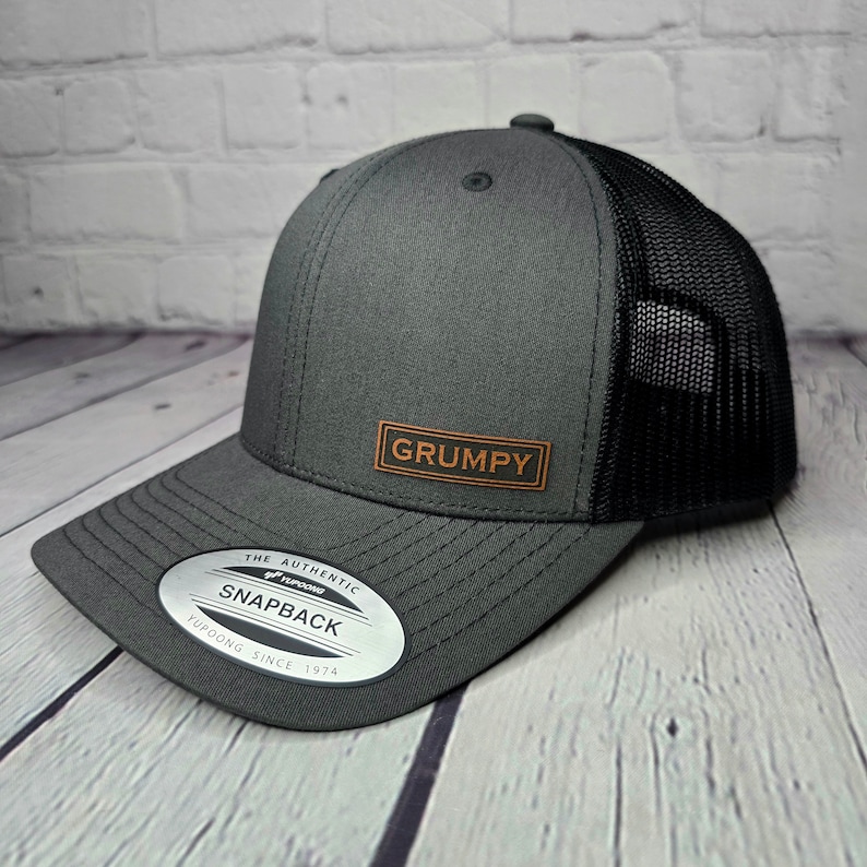 GRUMPY Hat, Grumpy Baseball Cap, Custom Grandpa Gifts, New Grandpa ...