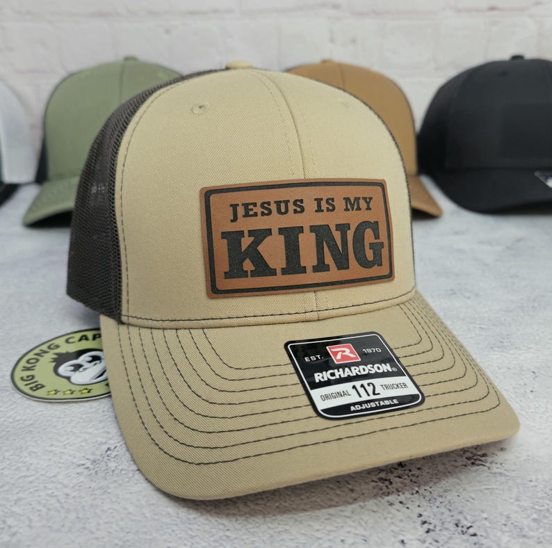 Jesus Hat, Jesus is King Hat, No Kings Christian Gifts, Gifts for ...