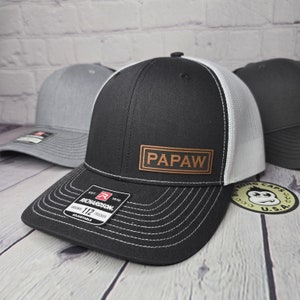 PAPAW Hat, PAPAW Baseball Cap, Papaw Trucker Hat, Gifts for Papaw ...