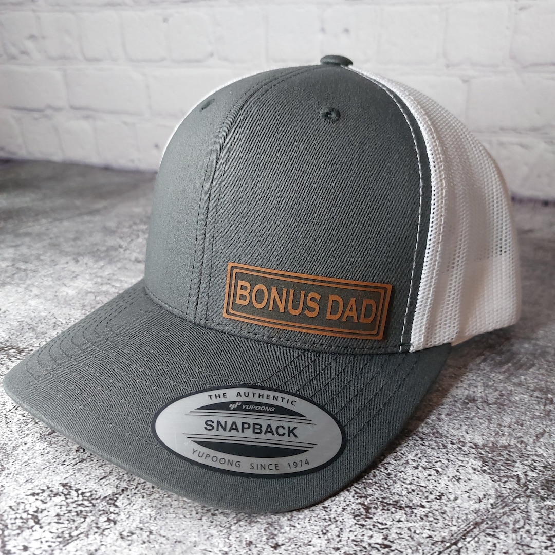 Bonus Dad Hat, Step Father Hats, Dad Birthday, Customizable Step Father ...