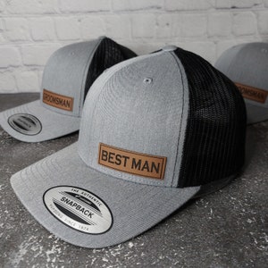 Custom Wedding Party Hats, Best Man Hat, Bride and Groom Wedding Hats ...