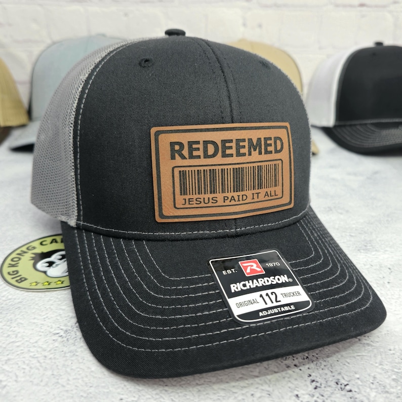 Jesus Hat, Redeemed Trucker Cap, Jesus Saves Christian Hats, Religous ...