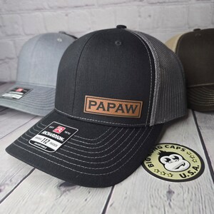 PAPAW Hat, PAPAW Cap, Papaw Gifts, Custom Papaw Gifts, Richardson 112 ...