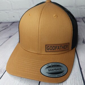 Godfather Hat, Godfather Baseball Cap, Custom Godfather Gift, Best ...