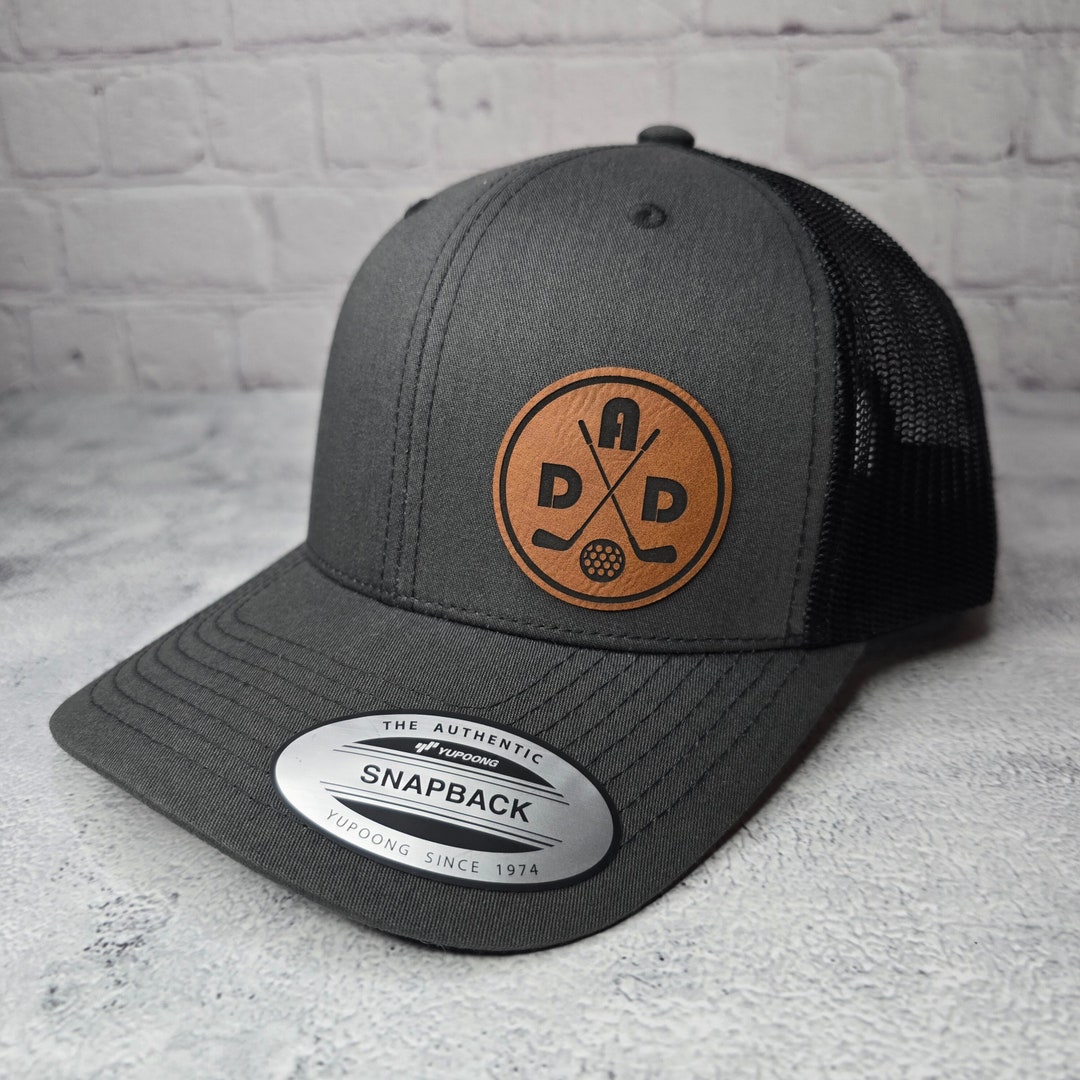 DAD GOLF HATS, Golf Hat for Dad, Custom Dad Gifts, Golf Dad Patch Cap ...