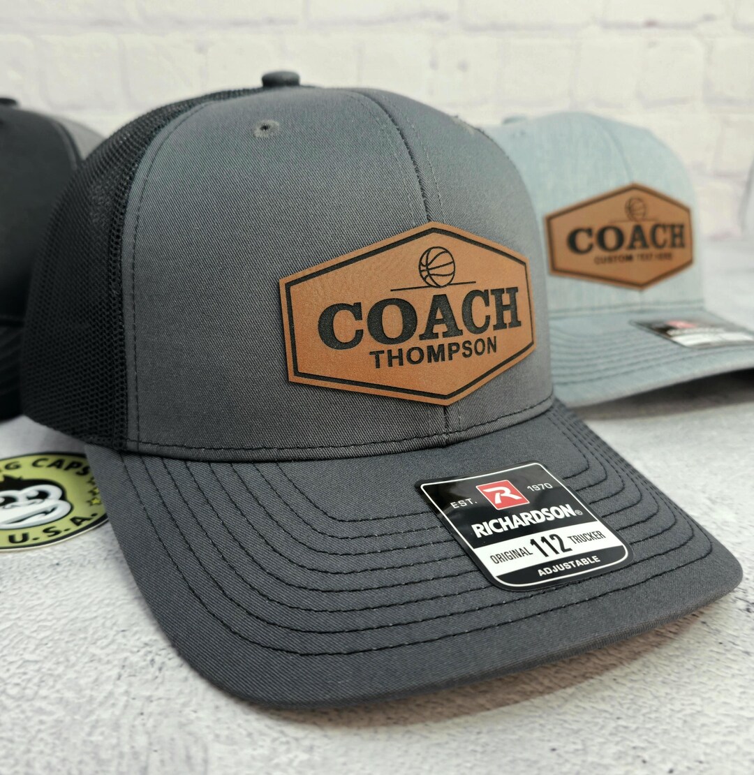 Basketball Coach Hat, Custom Basketball Coach Name Caps, Personalized ...