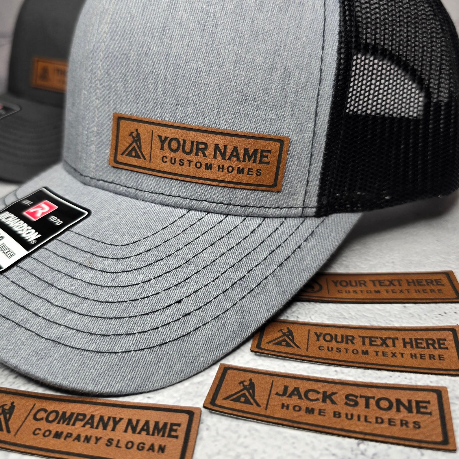Custom Text Company Hats, Personalized Business Hats, Customizable ...