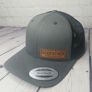 Godfather Hat, Godfather Personalized Established Year- (any Year ...