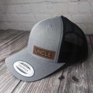 Uncle Hat, Uncle Patch Cap, Uncle Birthday Gifts, Personalized Gifts ...