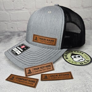 Custom Text Company Hats, Personalized Business Hats, Customizable ...