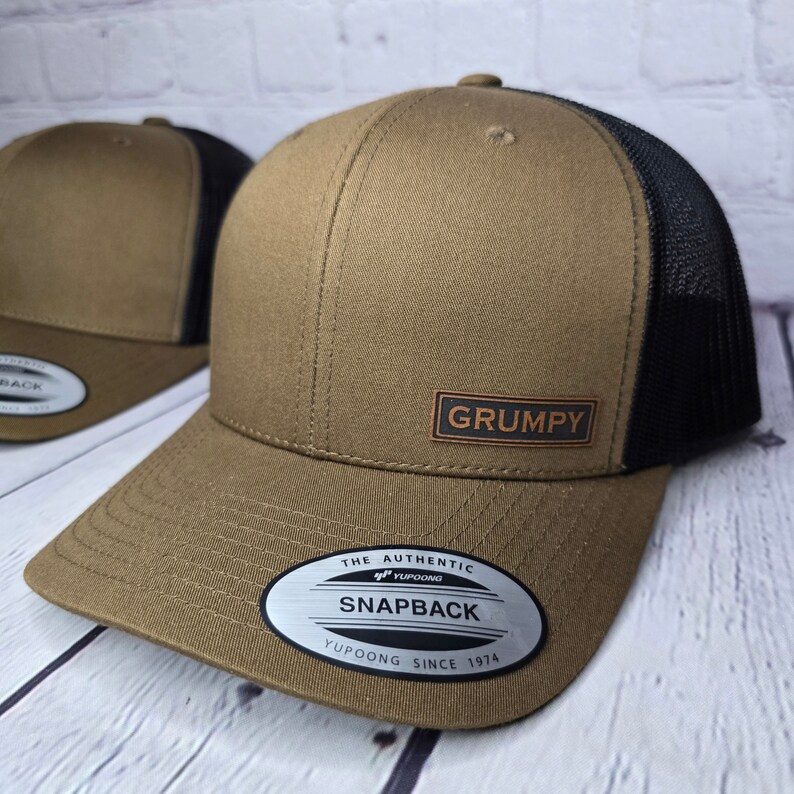 GRUMPY Hat, Grumpy Baseball Cap, Custom Grandpa Gifts, New Grandpa ...
