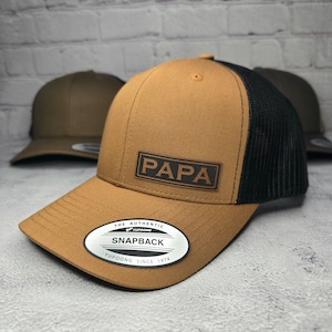 PAPA Hat, Papa Trucker Cap, Custom Gifts for Papa, New Papa Pregnancy ...