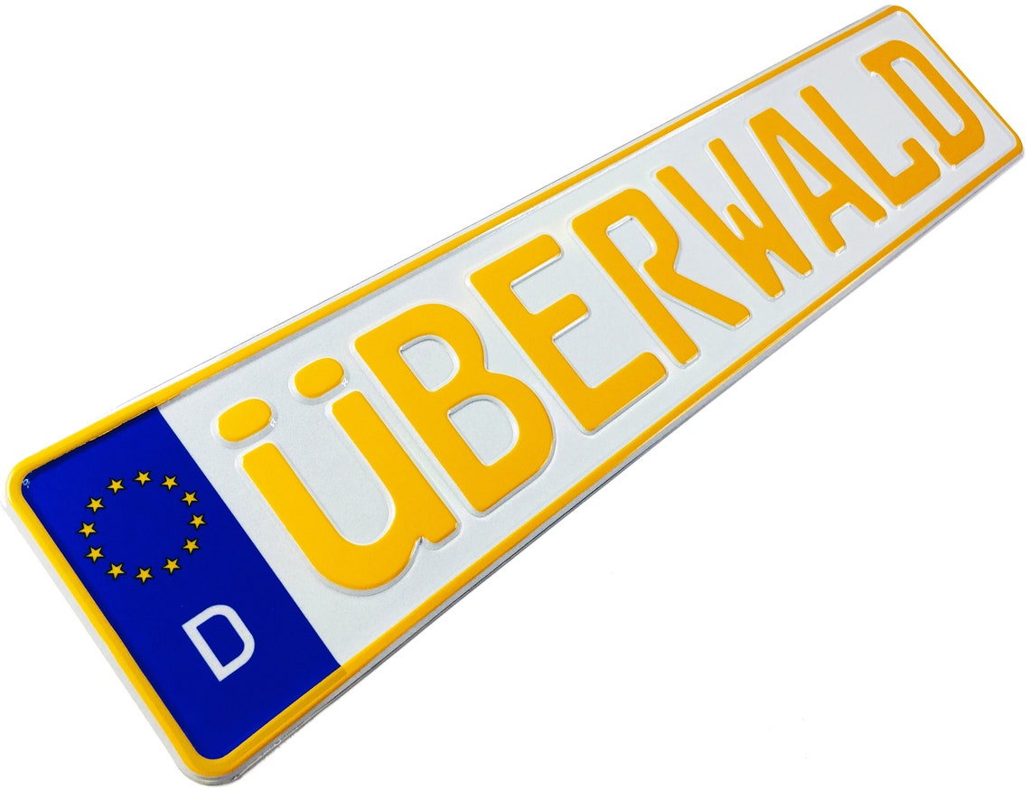 Custom European German License Plate and Frame | Etsy