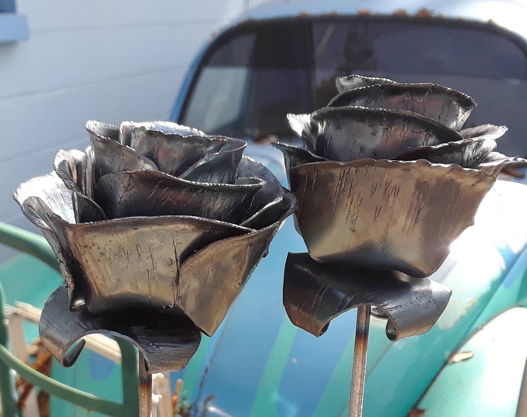 Steel Roses - Etsy
