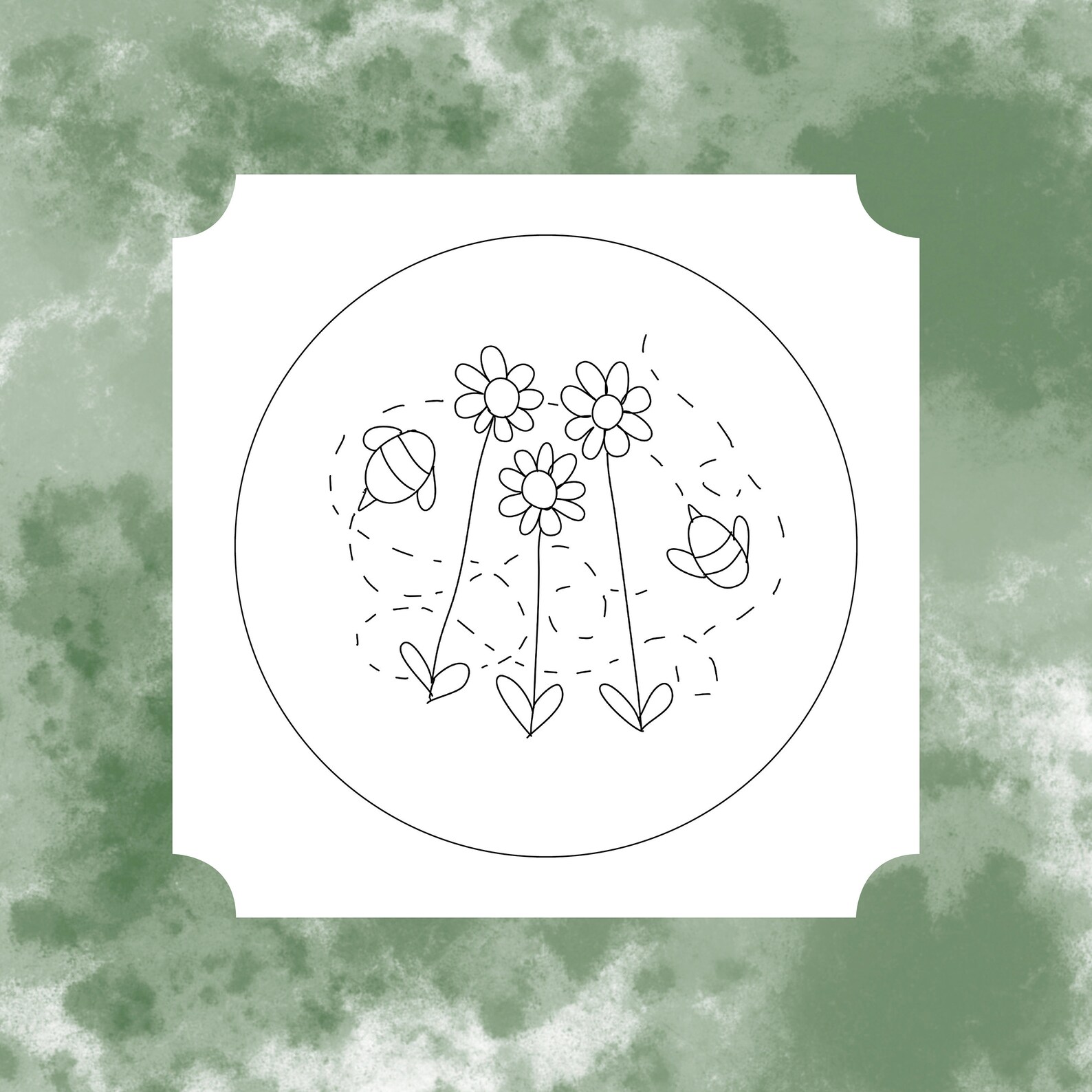 Hand Embroidery Pattern / Bees / Template for Transfer / PDF - Etsy