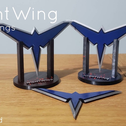 Titans Nightwing Batarang 3D Printed Titans Utility - Etsy