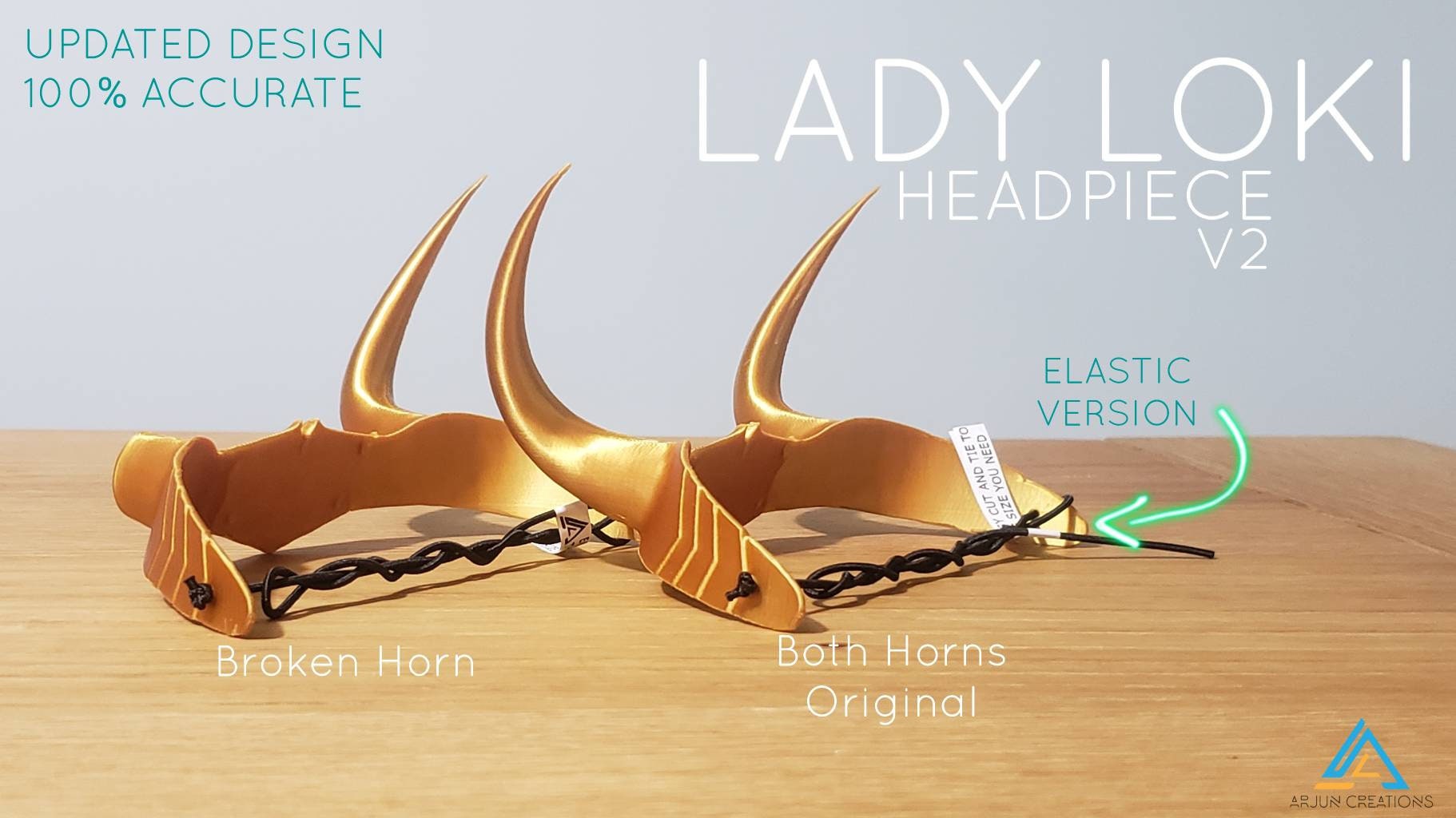 Lady Loki Headpiece Sylvie Crown 3D Printed Cosplay - Etsy Canada