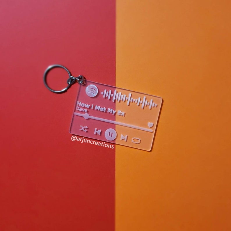 Spotify Keychain Code Super Cute Gift Idea Friendship | Etsy