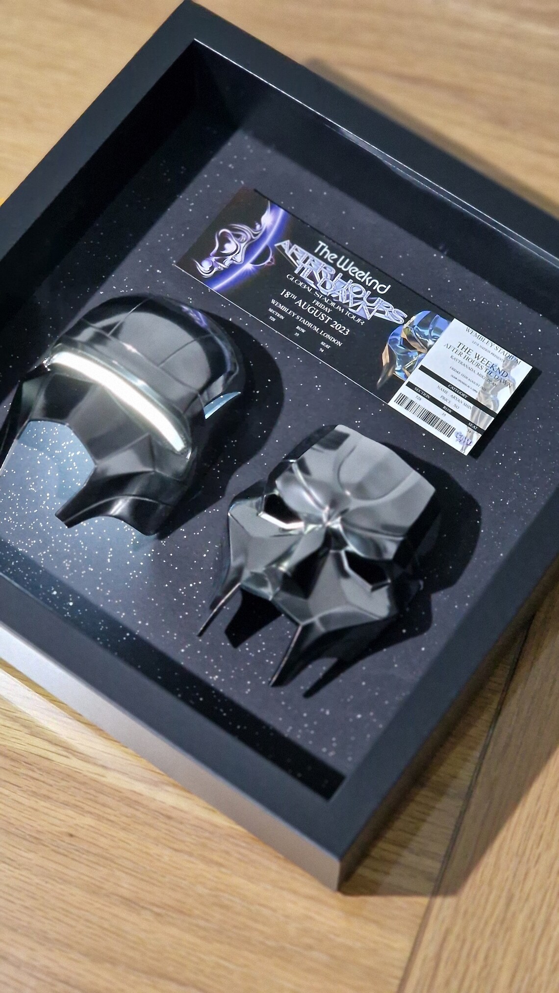 The Weeknd - After Hours Til Dawn Tour - Mini Masks Display, Ticket and ...