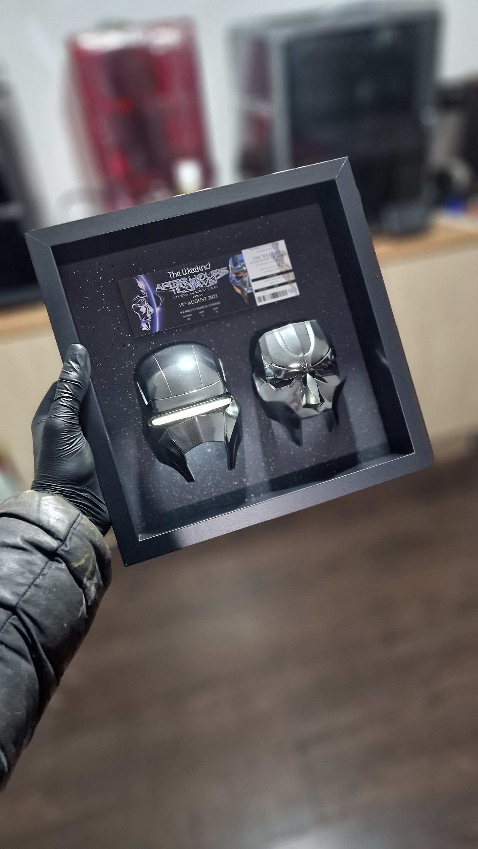 The Weeknd - After Hours Til Dawn Tour - Mini Masks Display, Ticket and ...