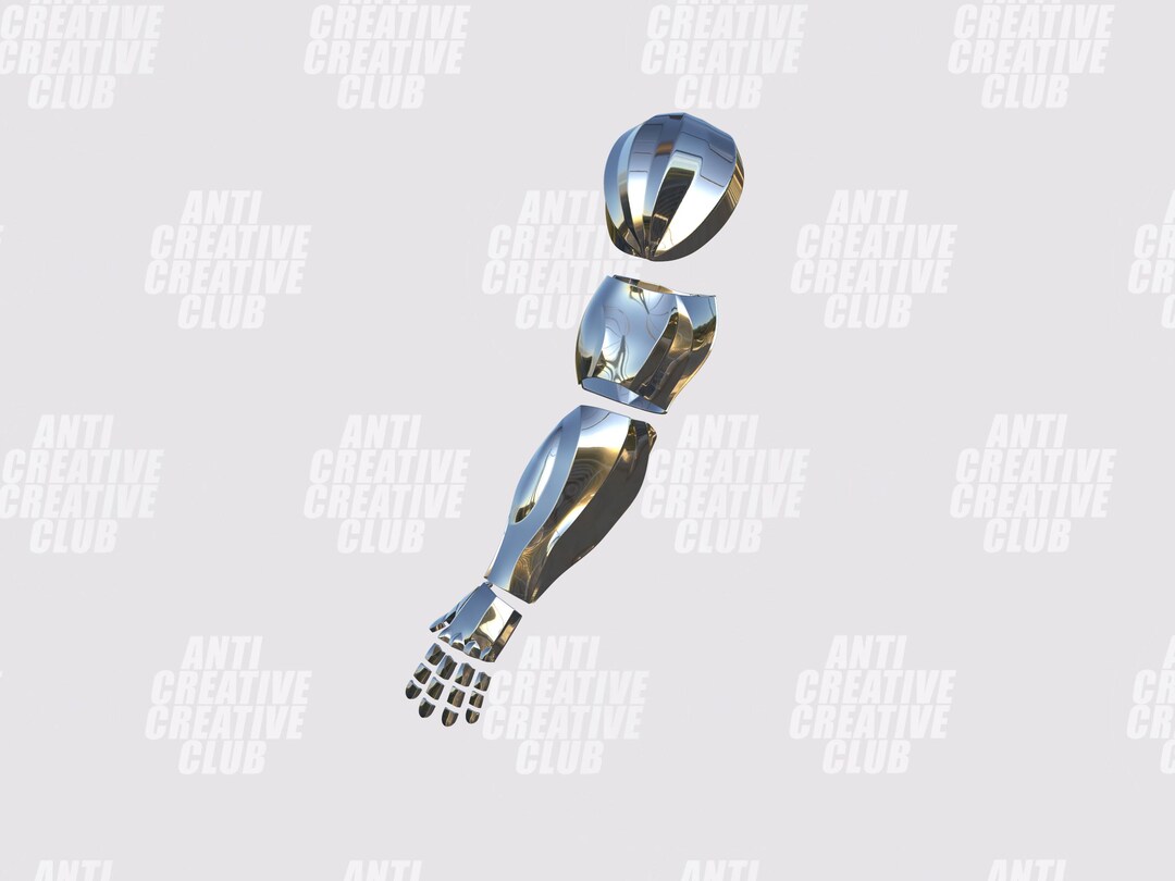 The Weeknd Arm DIGITAL After Hours Til Dawn Chrome Arm DIGITAL 3D MODEL ...