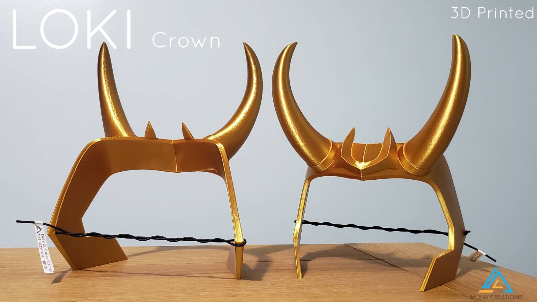Loki Headpiece Crown 3D Printed Cosplay Disney Plus | Etsy UK