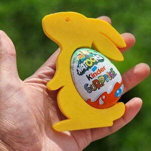 Easter Bunny Egg Holder - Kinder Egg - Easter Hunt - 3D Printer - Many ...