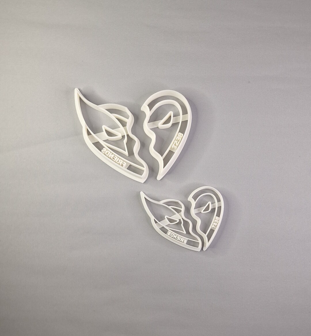 Deadpool Wolverine Love Heart Cookie Cutters - 3D Printed - Cooking ...