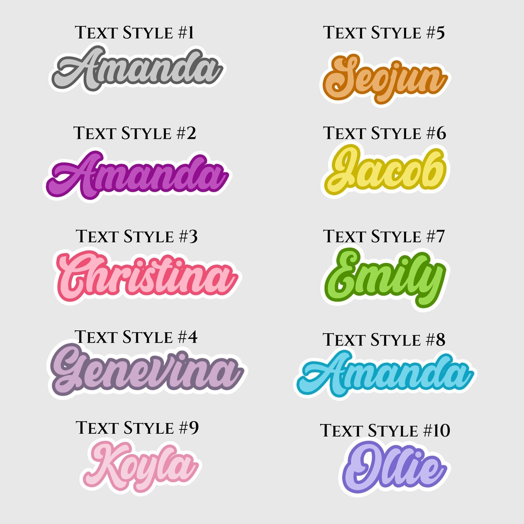 Add a Touch of Magic to Your Belongings With Personalized Holographic ...