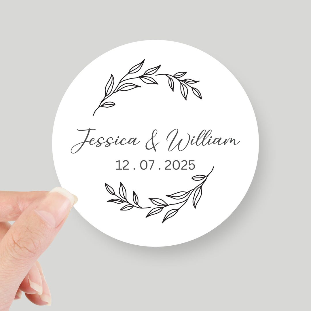 Wedding Stickers Sheet, Vinyl Wedding Stickers, Thank You Stickers ...