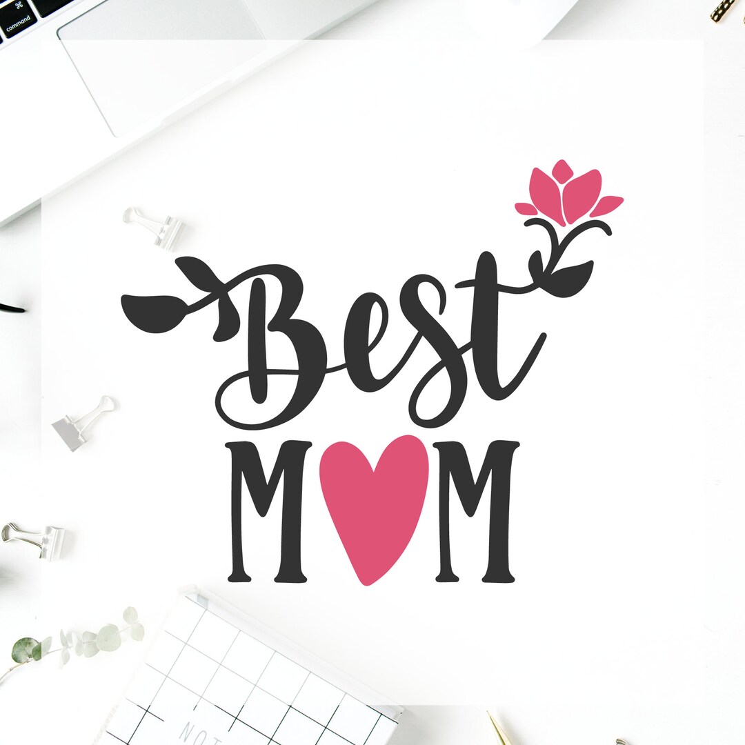 Best Mom Vinyl Stickers, Mother’s Day Vinyl Decal, Personalized Gift ...