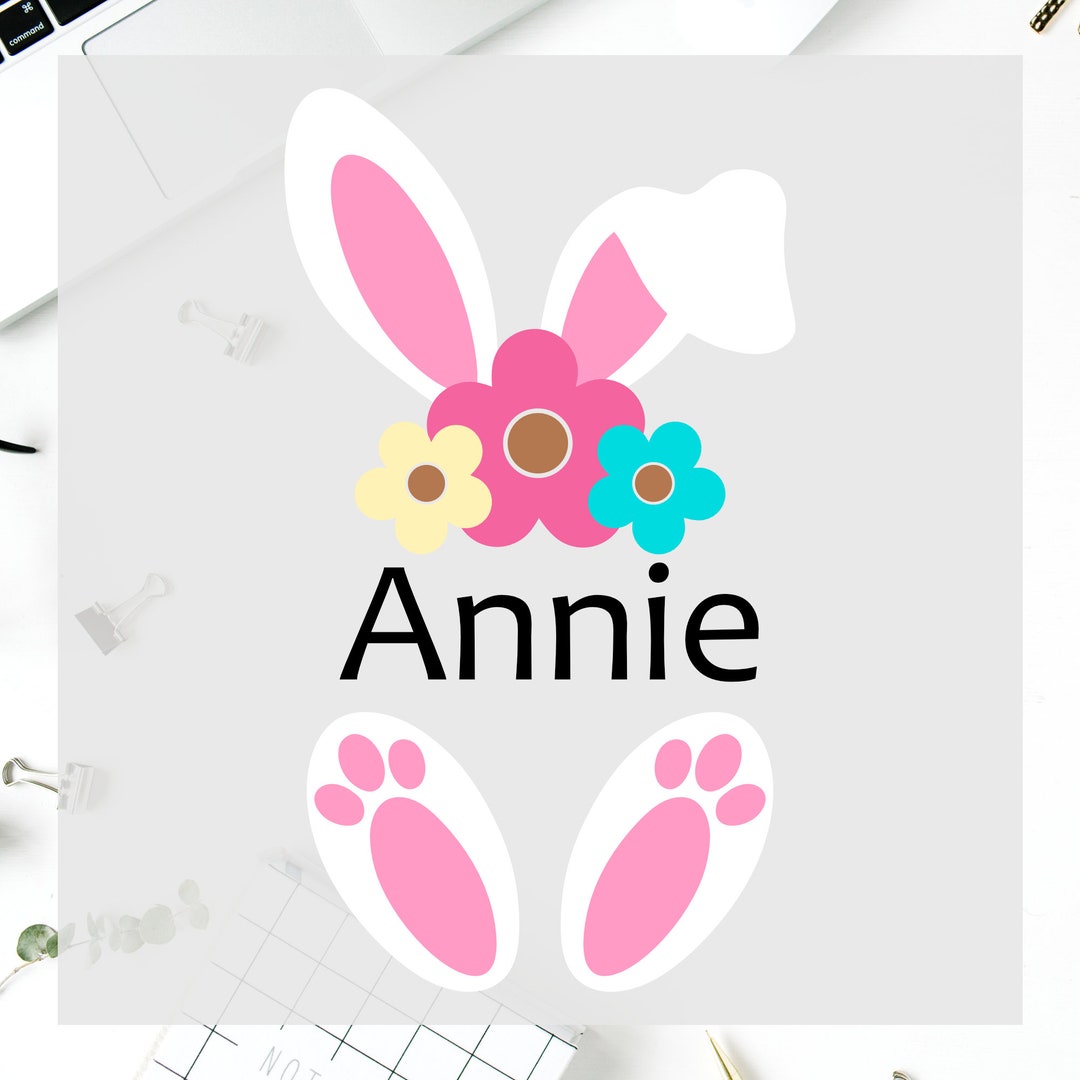 Easter Vinyl Decals, Personalized Easter, Easter Decal, Easter Bunny ...