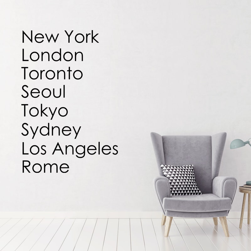 City Decal - Etsy
