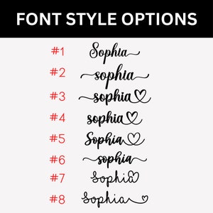 Custom Name Vinyl Decals for Skinny Tumbler, Personalized Name Vinyl ...