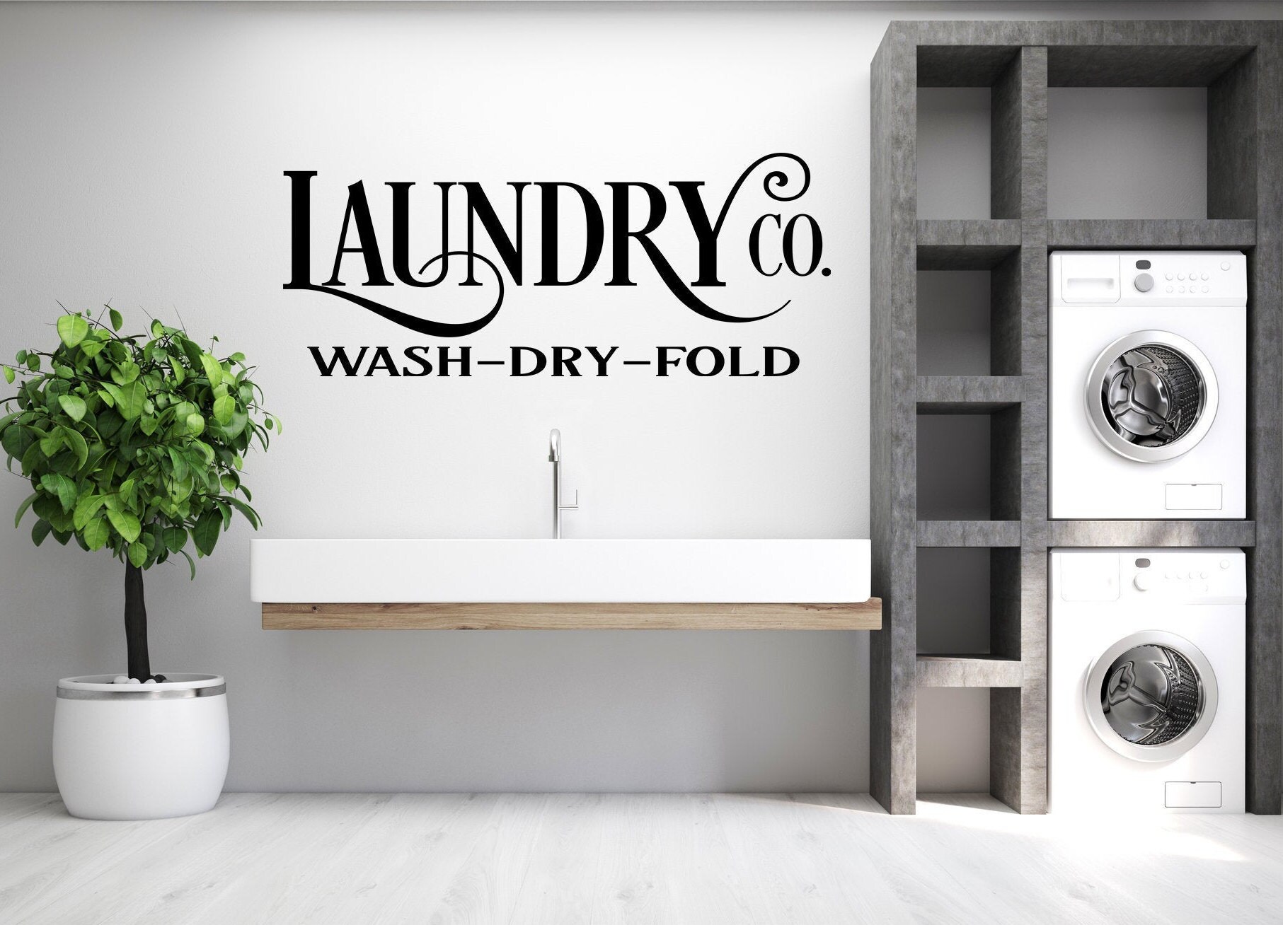 Laundry Room Wall Decal Laundry Room Decal Laundry Decal | Etsy Canada
