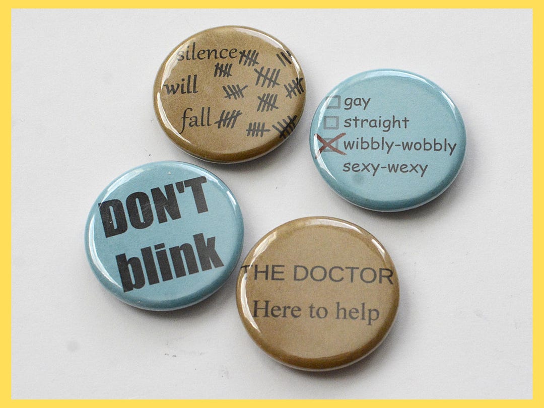 1.25 Inch Doctor Who Magnet Set | 4-pc 1.25" Magnets | the Doctor ...