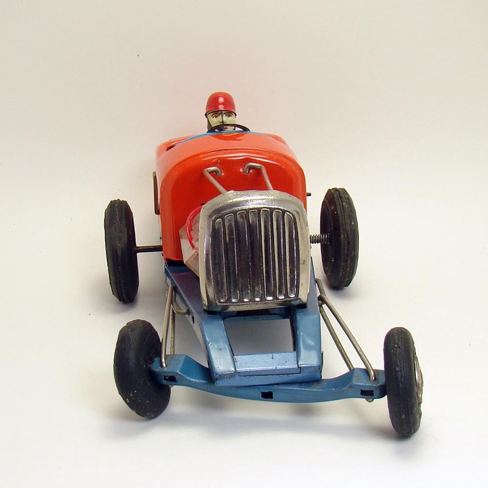 Battery-operated Tin Race Car Toy #7 - Etsy