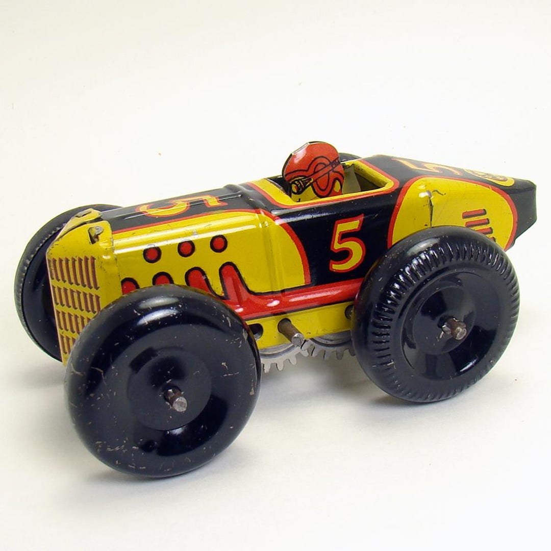 Marx Tin Wind-up Racer Toy - Etsy