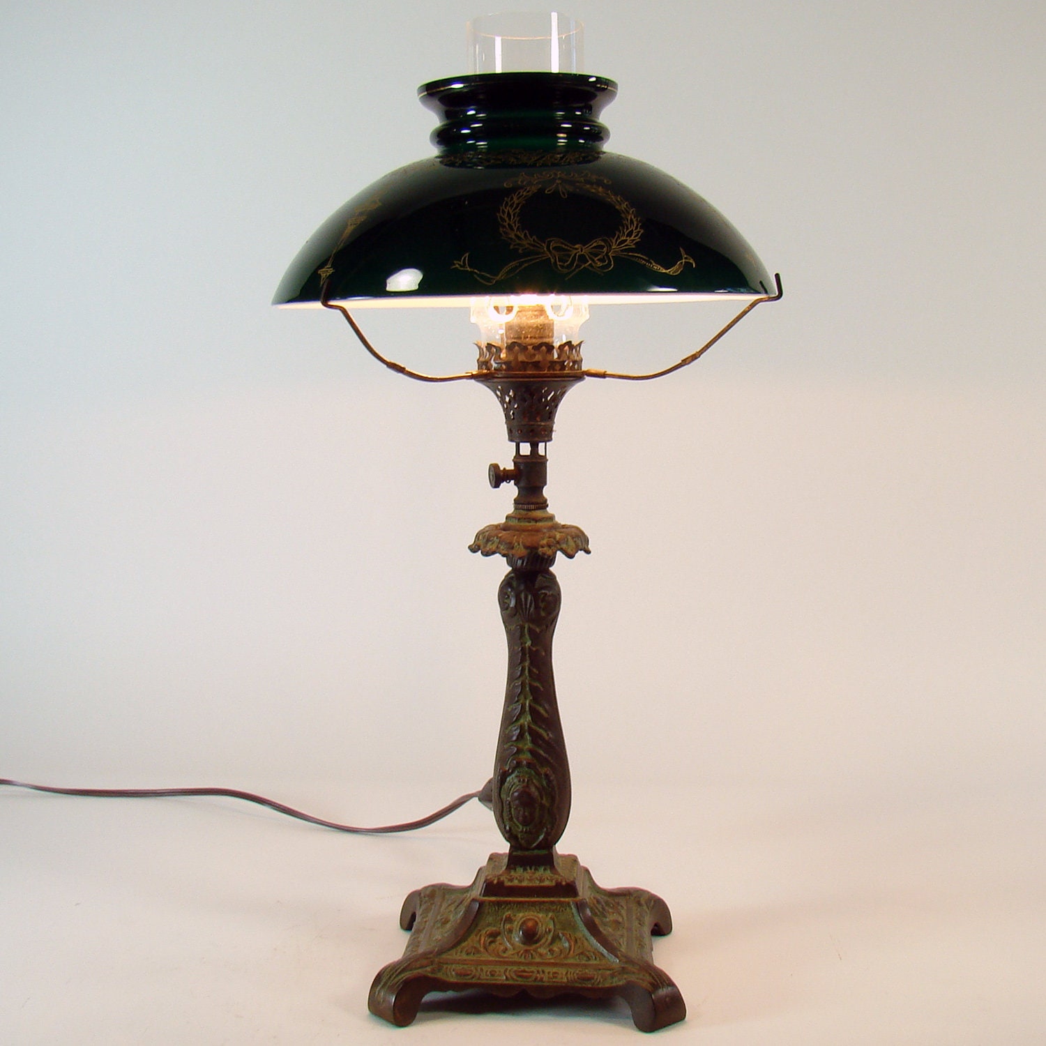 Turn-of-the-century Gas Portable Table Lamp - Etsy