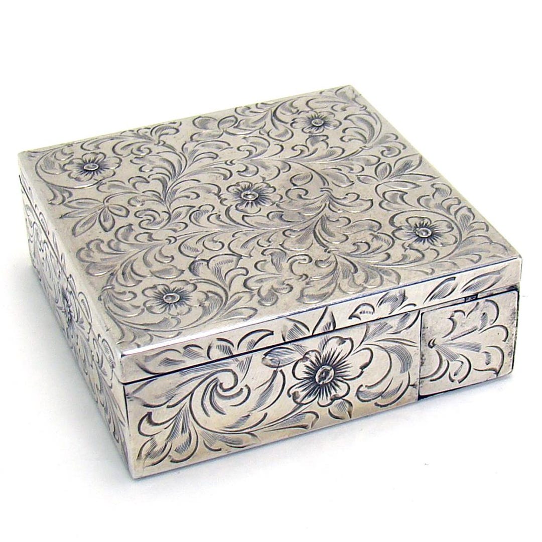 Sterling Silver Ladies Compact - 1920's - Etsy