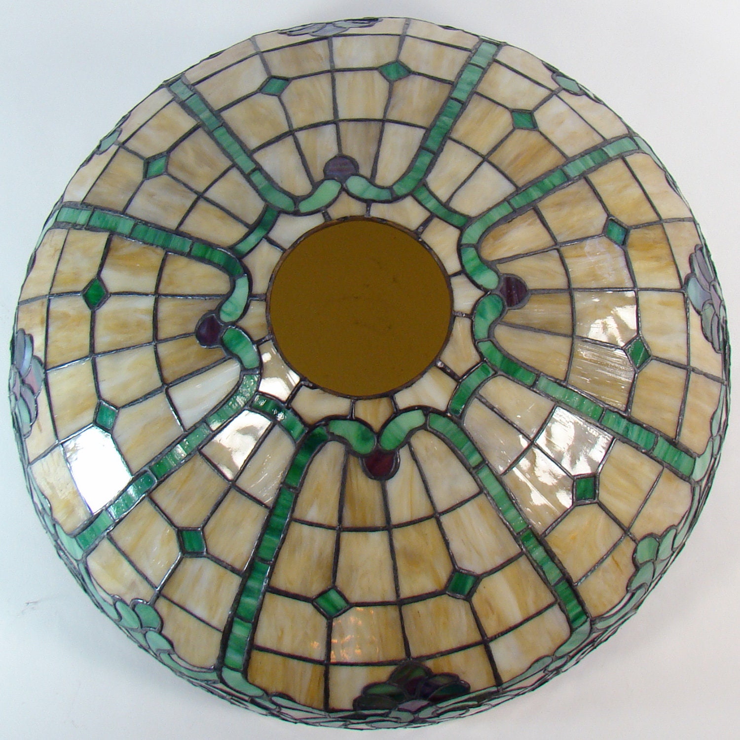 J. A. Whaley Leaded Glass Table Lamp - 1912 - Etsy