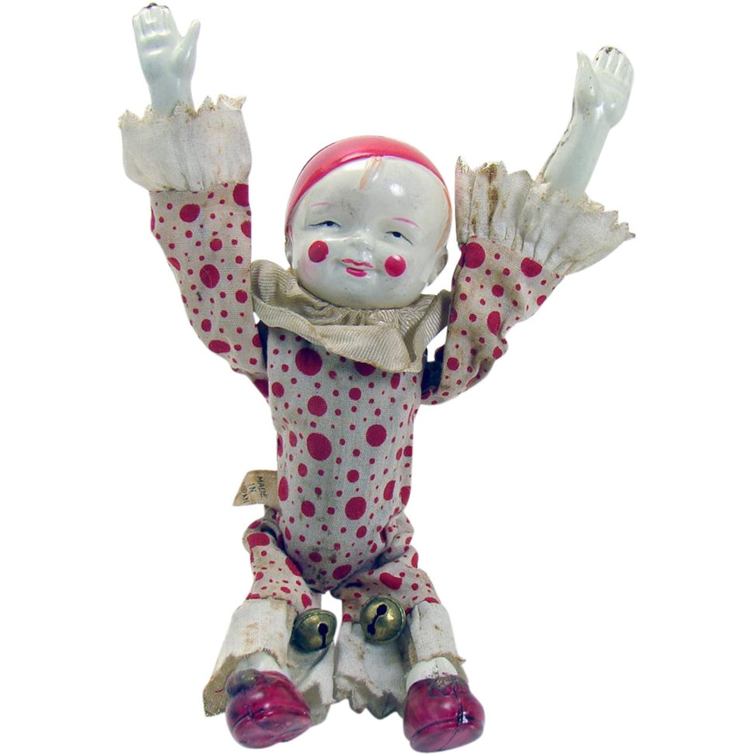 Celluloid Tumbling Clown Wind-up Toy - Japan - Etsy