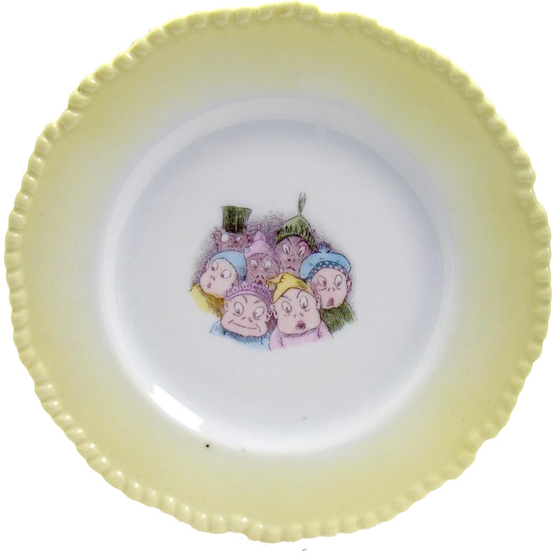 Palmer Cox Brownies Porcelain Plate With Seven Figures - 1900's - Etsy