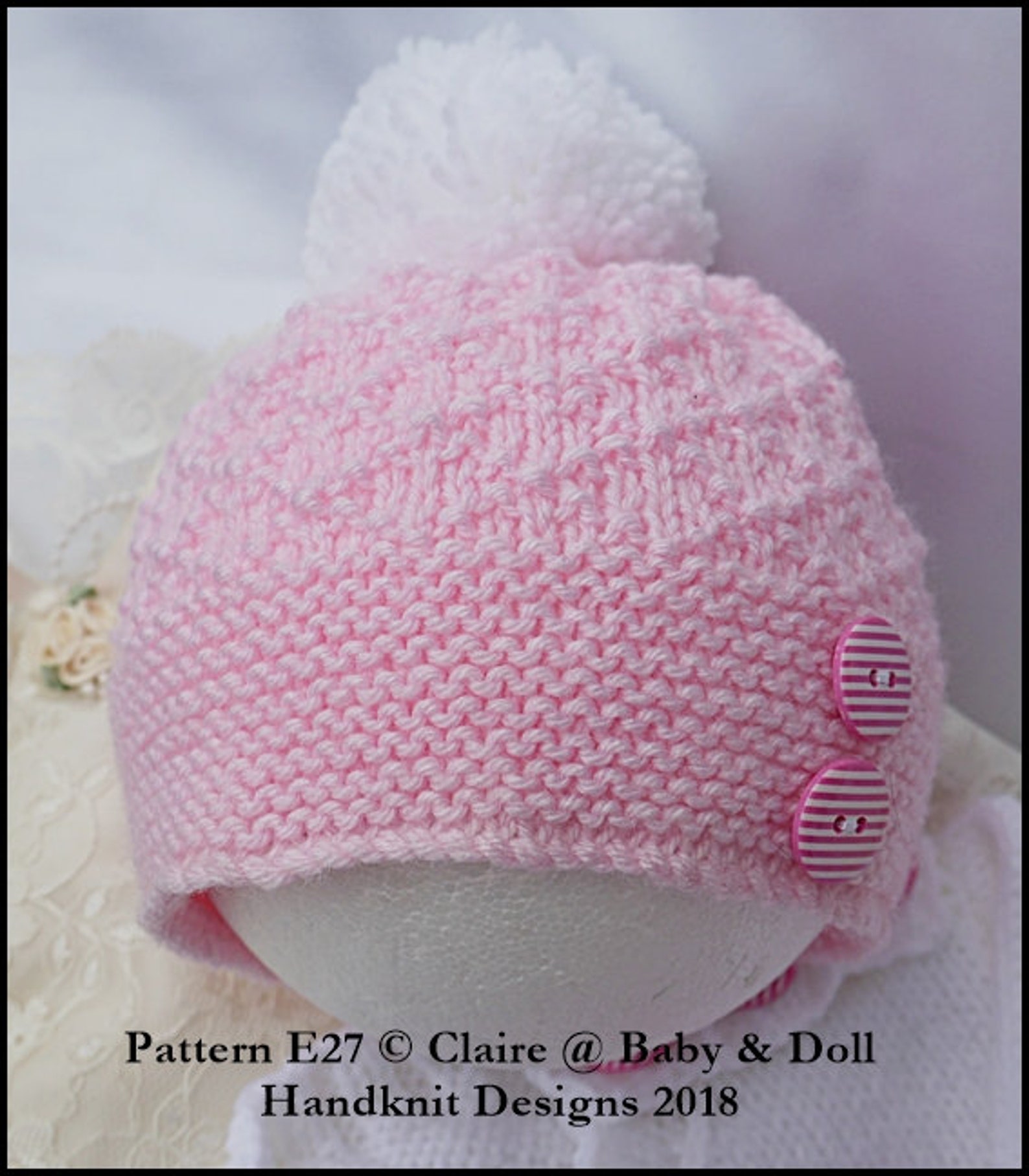 Knitting Pattern Bobble Hat Motif Set Set 16-22 - Etsy